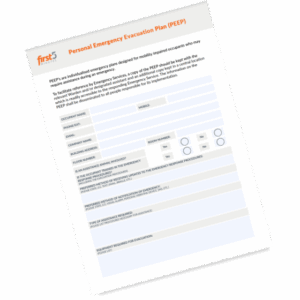 Personal Emergency Evacuation Plan Template | First 5 Minutes